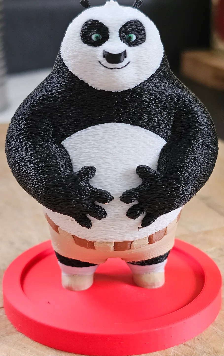 Kung Fu Panda - support for up to 8 colour print Remixed by Ye Olde ...