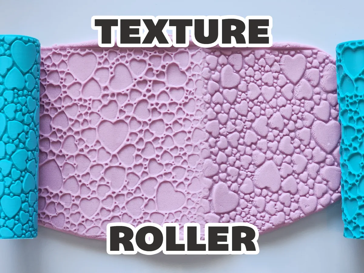Texture Roller V212 | Valentines Day II - Free 3D Print Model - MakerWorld