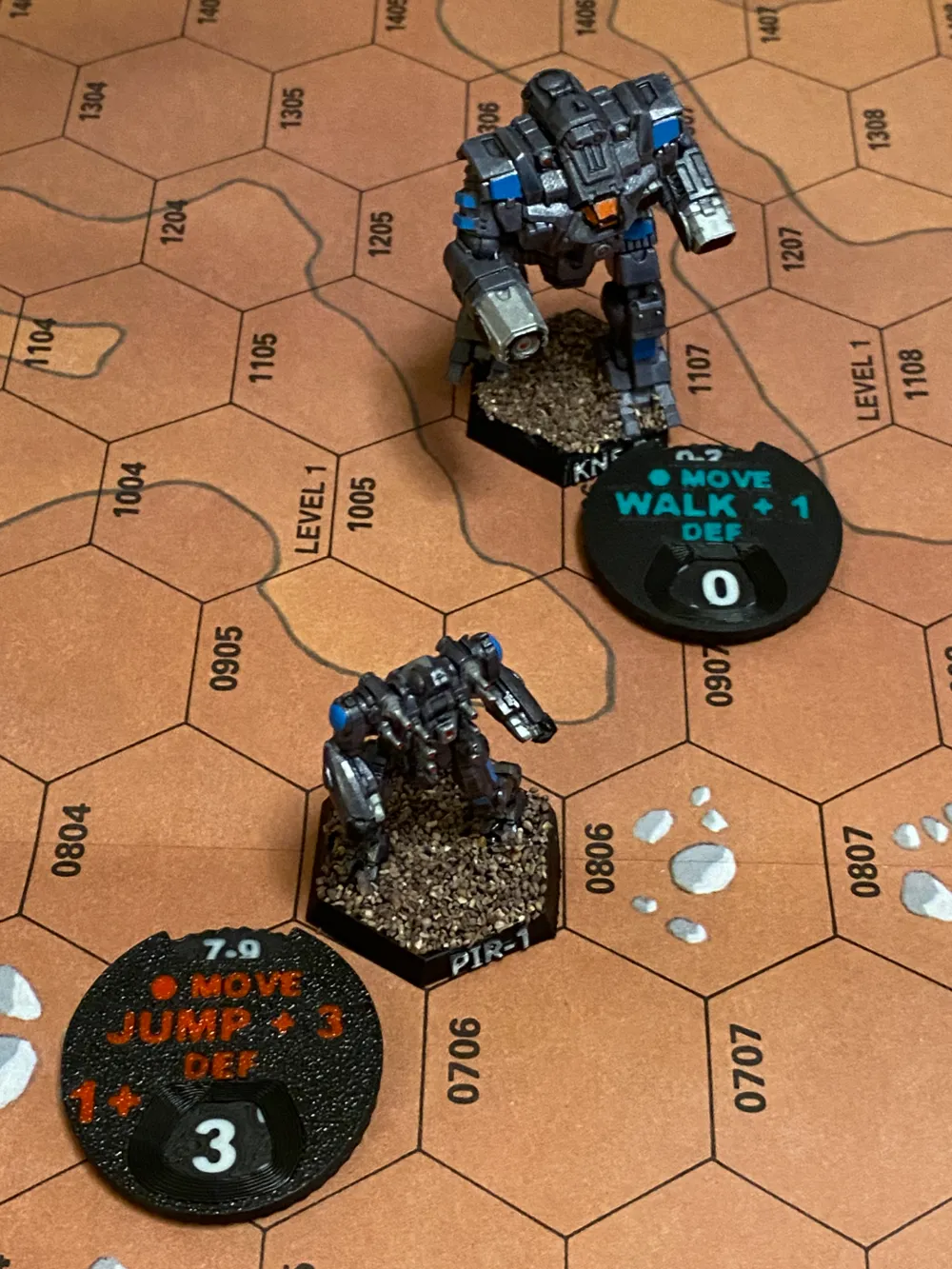 BattleTech Movement Dials by zzv347 MakerWorld: Download Free 3D Models