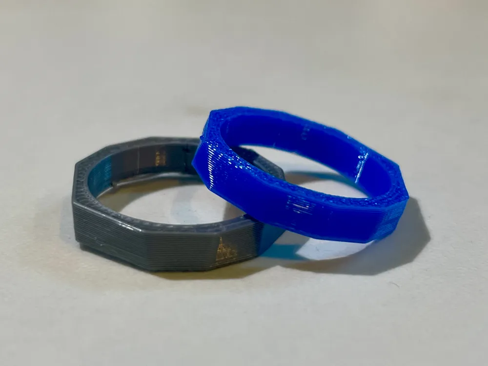 low poly/hexagonal ring by shadow_striker23 - MakerWorld