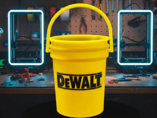 Mini Dewalt Tool Bucket by soric23 by Soric23-D MakerWorld: Download ...