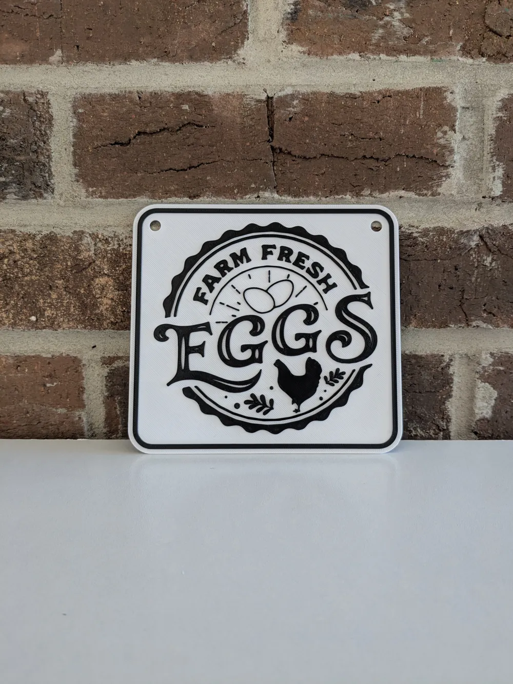 Another Fresh Eggs Sign - Free 3D Print Model - MakerWorld