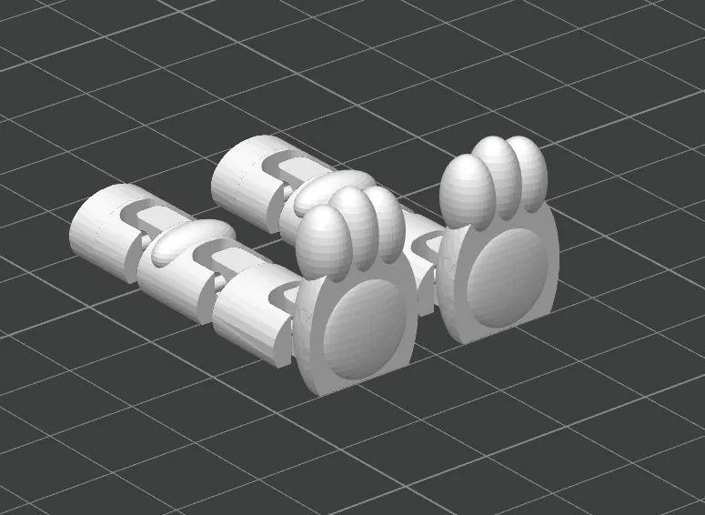 cute paw articulated legs by Ada & K - MakerWorld