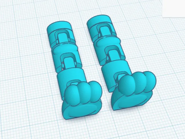cute paw articulated legs by Ada & K - MakerWorld