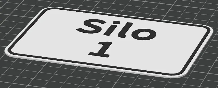 Silo Sign - Free 3D Print Model - MakerWorld