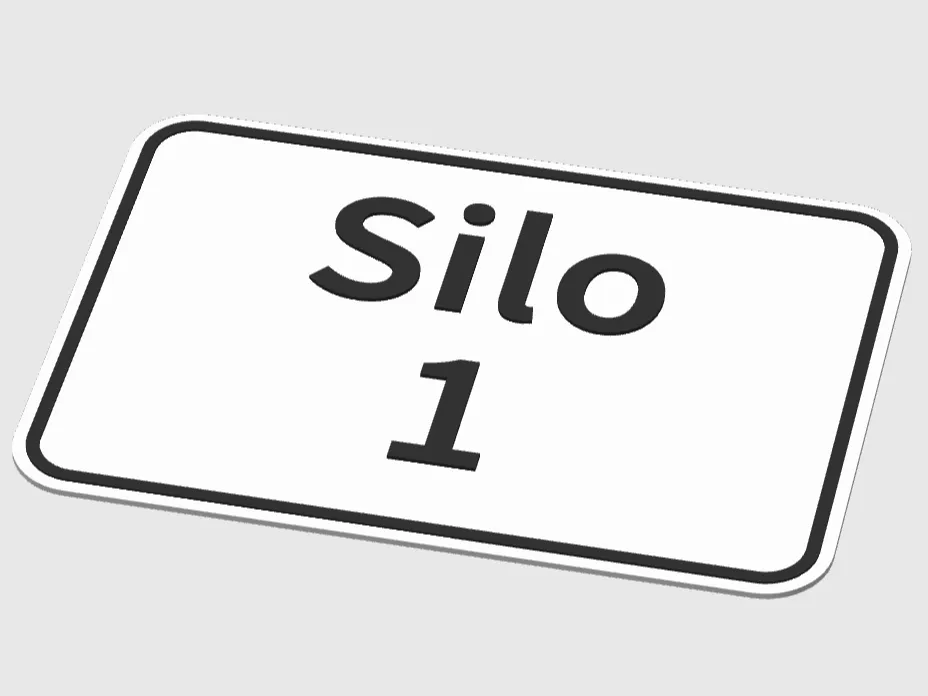 Silo Sign - Free 3D Print Model - MakerWorld