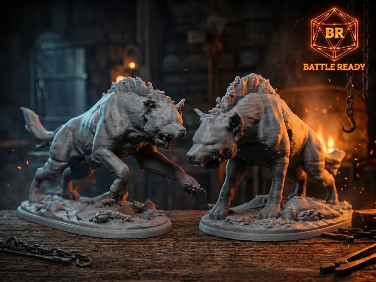 Hyenas - Free 3D Print Model - MakerWorld