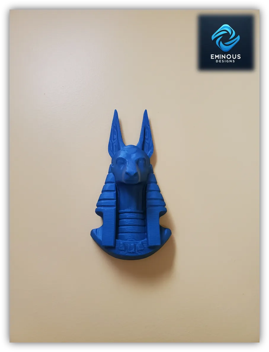 Anubis Bust--Egyptian Statue (Wall Mount/Tabletop) by Eminous Designs ...
