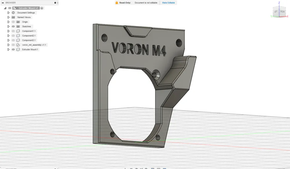 Voron M4 Extruder Mount for the FLSUN QQS PRO by leoax19980 - MakerWorld