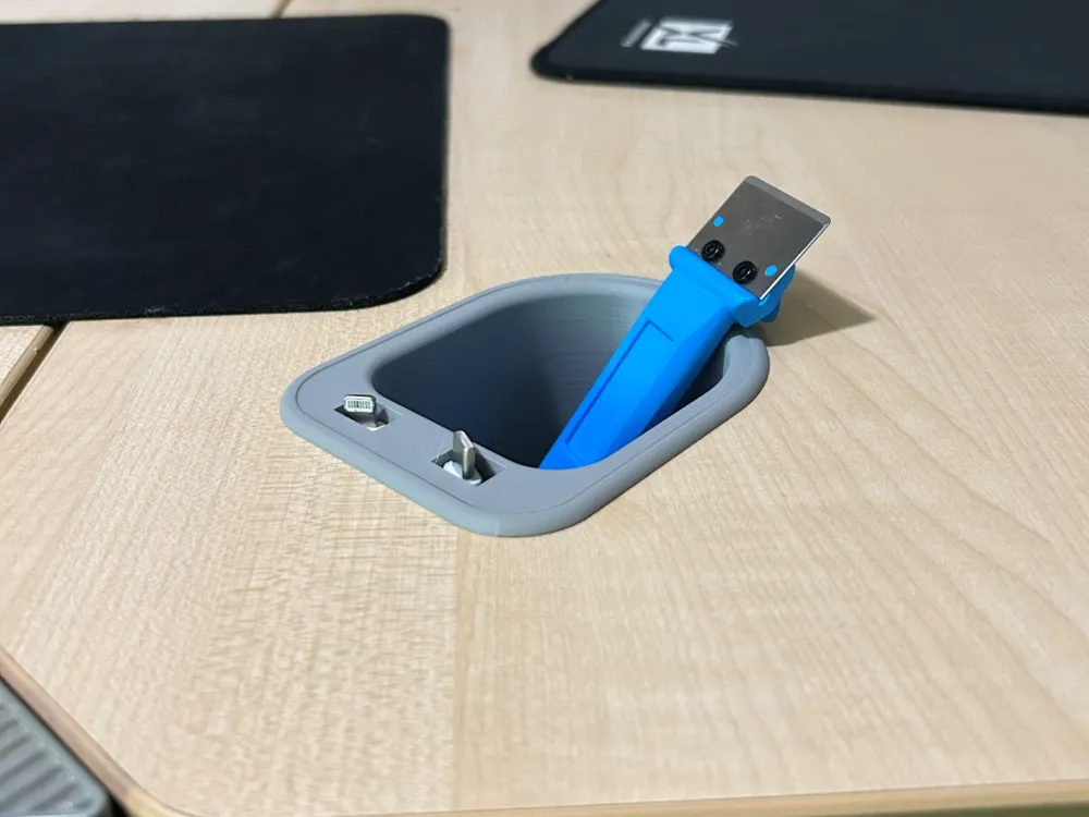 Desk Organizer for Cable Hole on Computer Desks - Free 3D Print Model ...