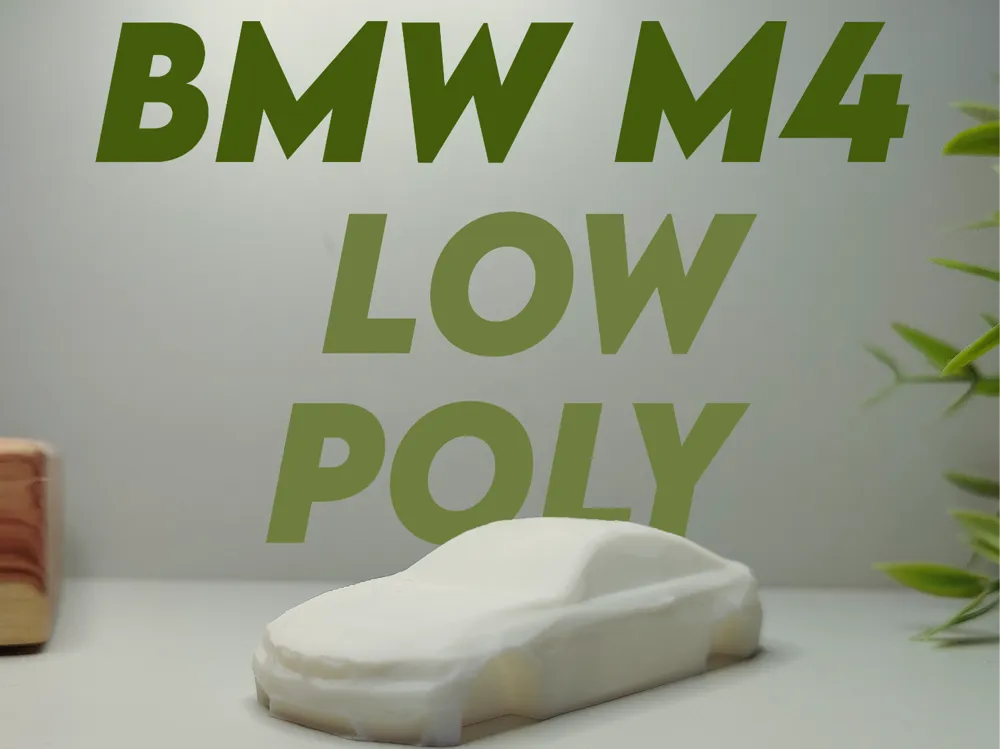 BMW M4 Low Poly by peter_nitsche - MakerWorld