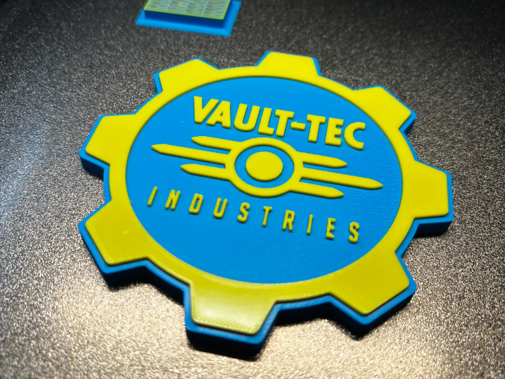 Vault-Tec Magnet Logo Remixed by SENTNTTOILET - MakerWorld