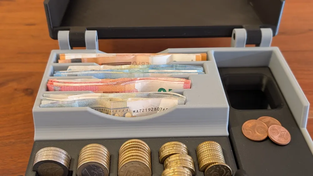 Professional Sorting Cash Box with Bottom Compartment - Flea Market ...