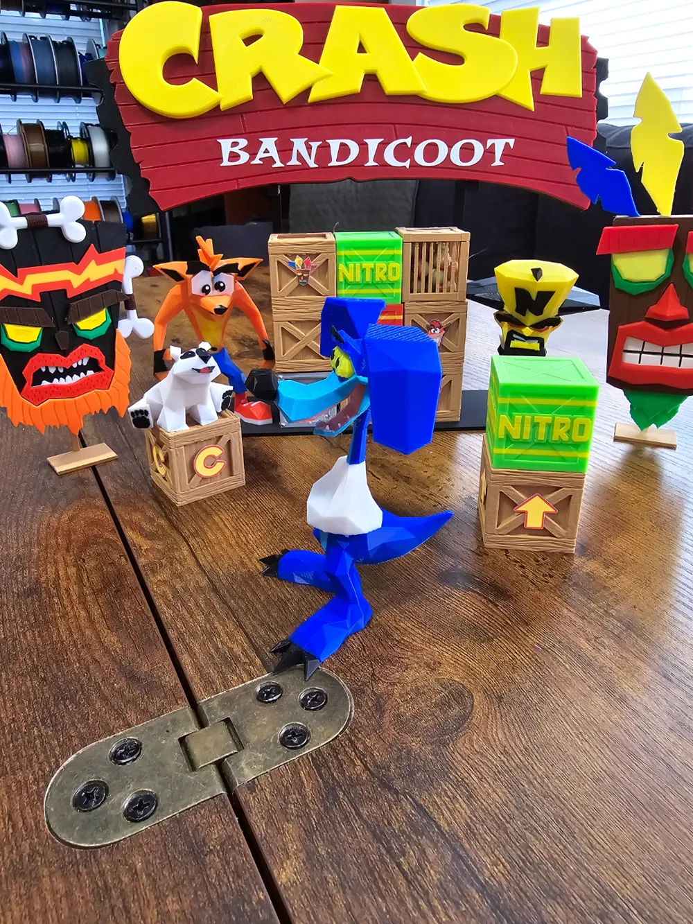 Low Poly Ripper Roo From Crash Bandicoot AMS READY - Free 3D Print ...