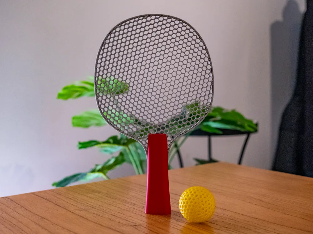 Silent Ping Pong Paddle Airless Style Customizable by filete3d ...