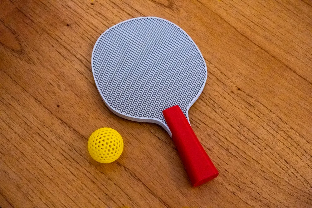 Silent Ping Pong Paddle Airless Style Customizable by filete3d ...