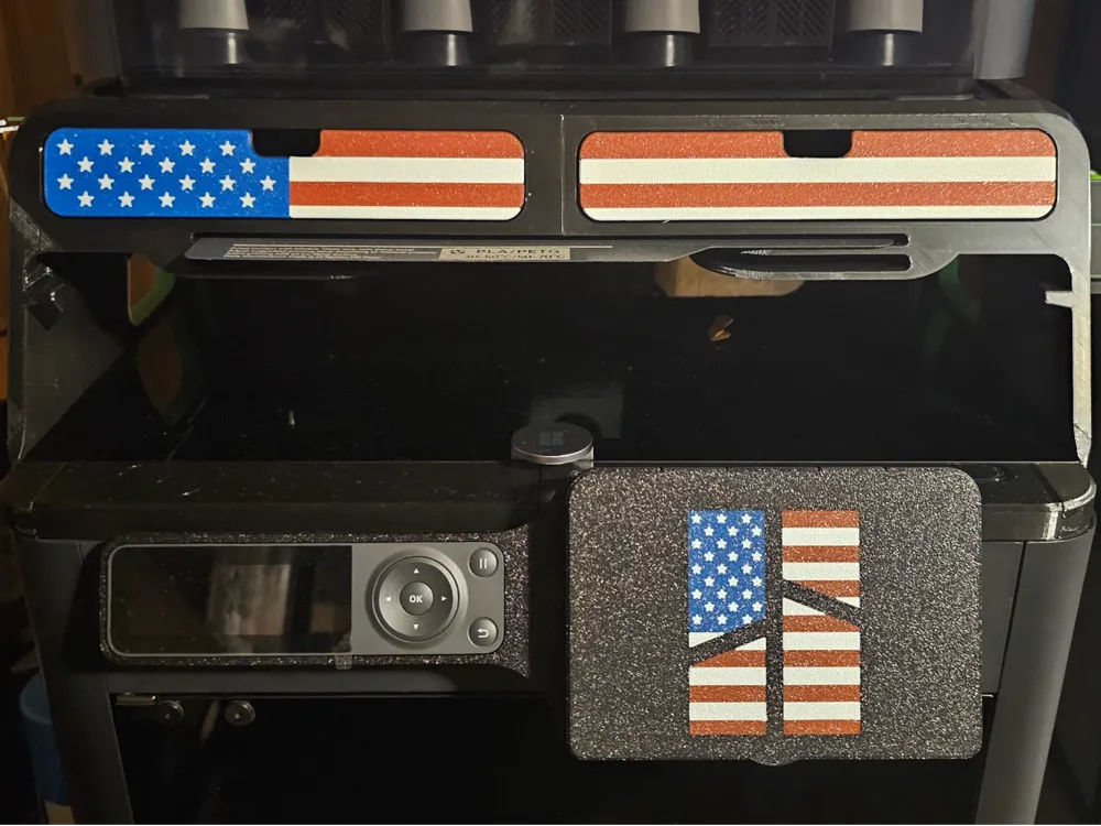 AMS Riser V2 Drawer Cover - USA Flag Remixed by MrKnIf3GuY MakerWorld ...