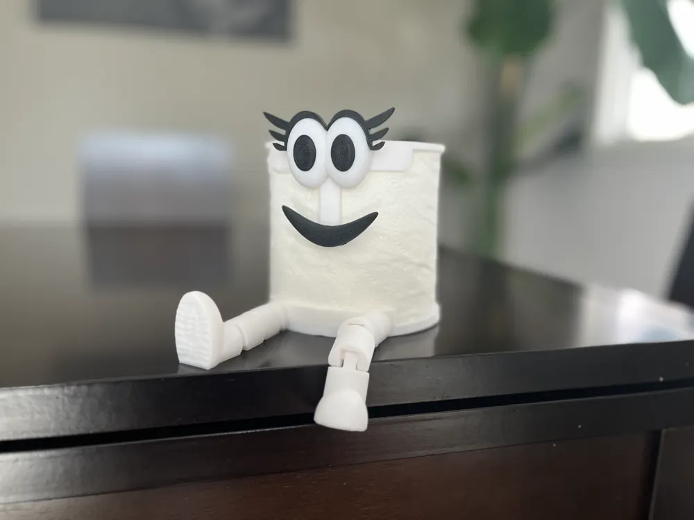 Toilet Paper Roll Face by Jasa Designs - MakerWorld