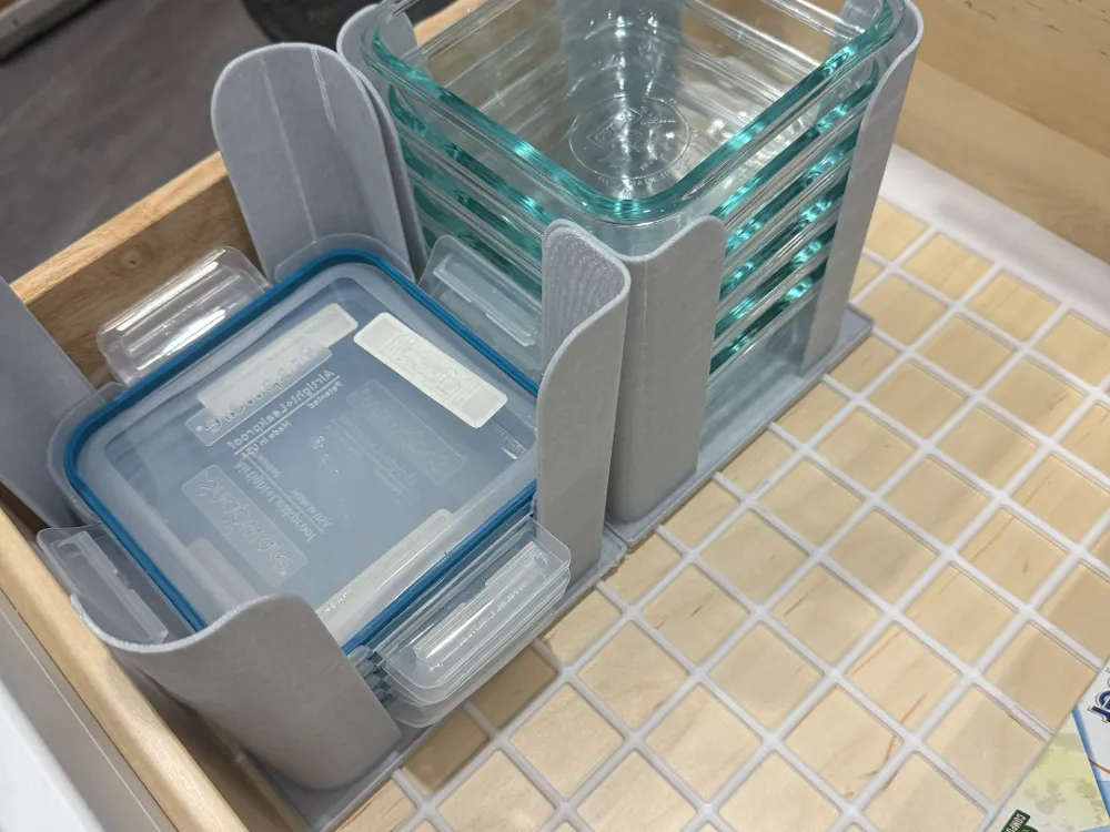 Snapware Organizer - Gridfinity by 3DSwimNerd MakerWorld: Download Free ...