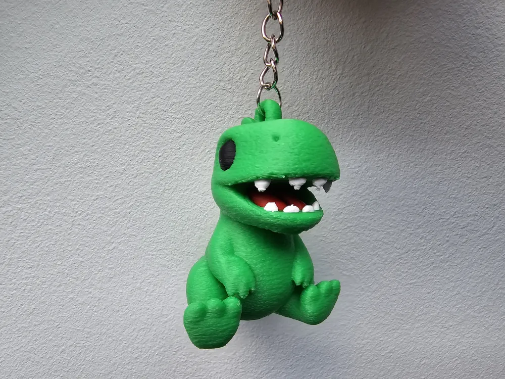 Cute Little Dino Keychain by Domin0221 MakerWorld: Download Free 3D Models