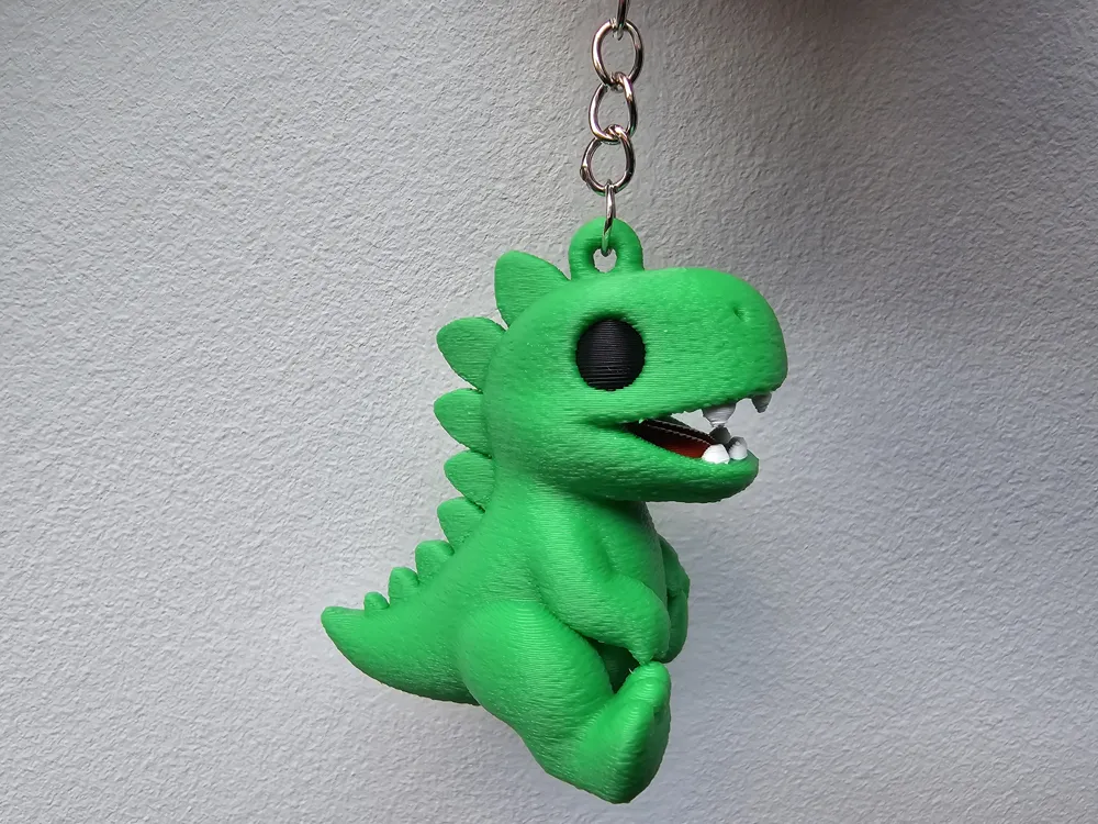 Cute Little Dino Keychain by Domin0221 MakerWorld: Download Free 3D Models
