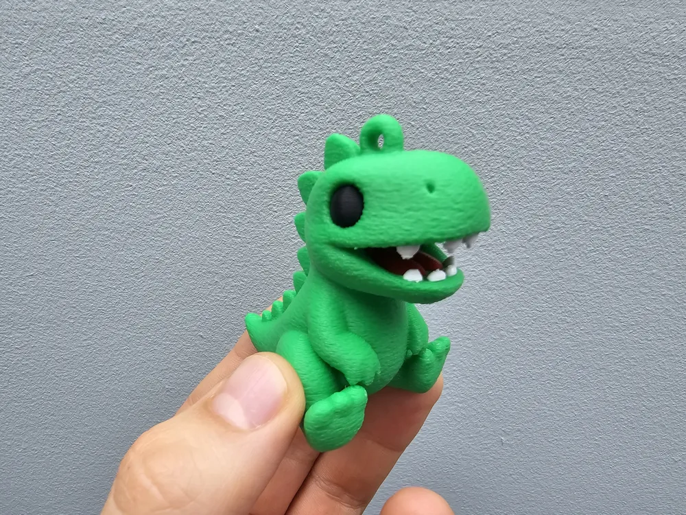 Cute Little Dino Keychain by Domin0221 MakerWorld: Download Free 3D Models