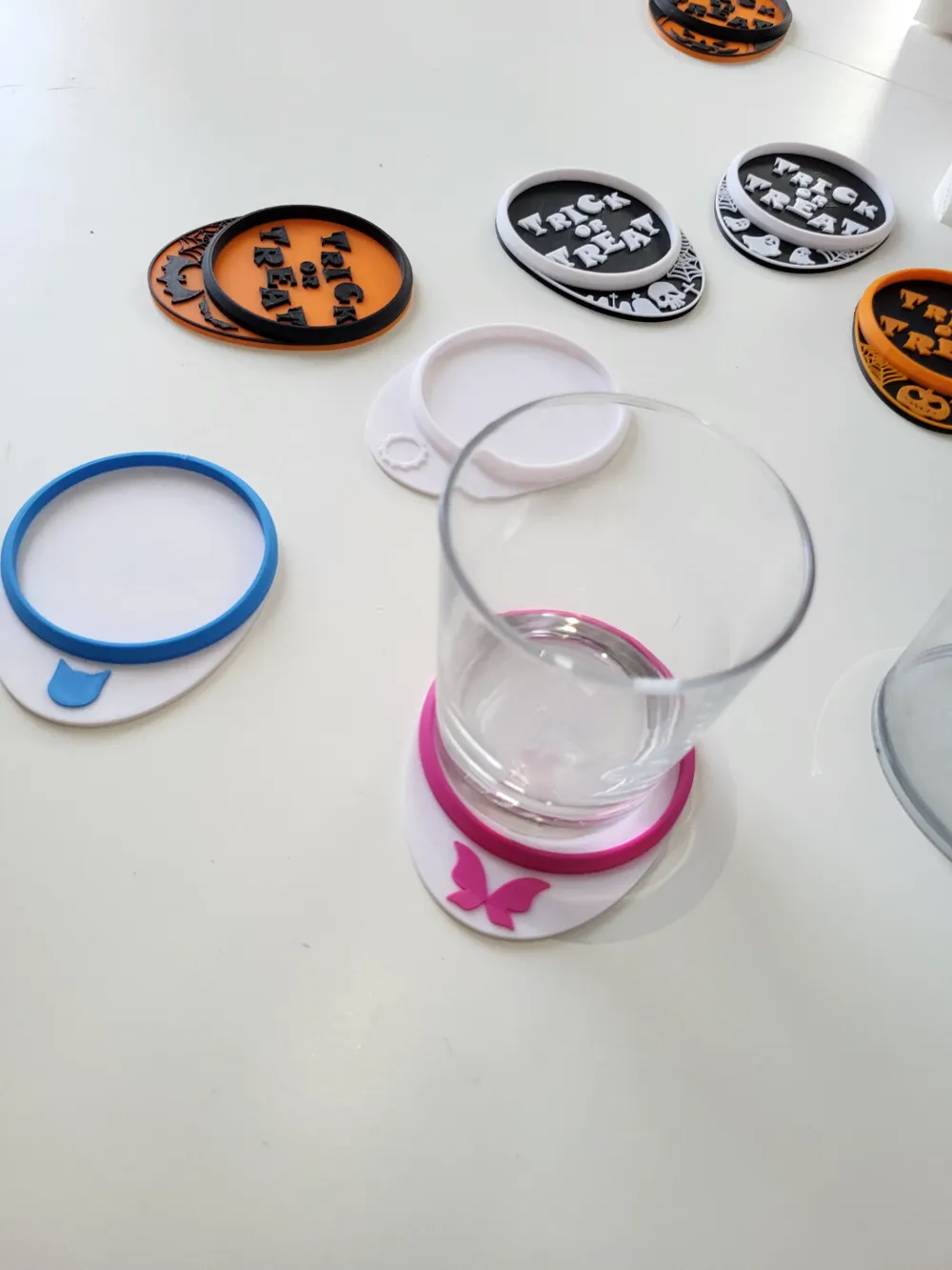 S.C. - Stackable Coasters - Butterfly by ArchiAle - MakerWorld