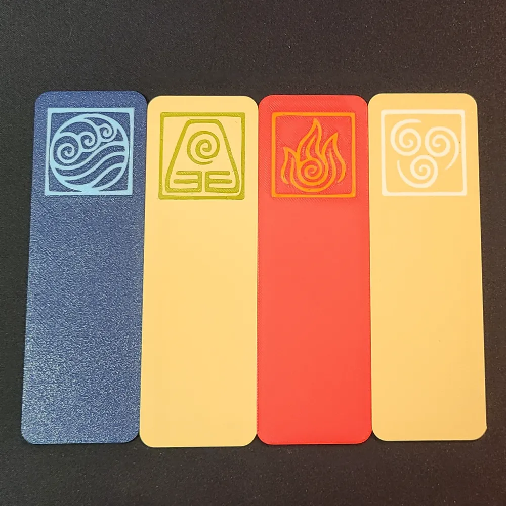 Avatar The Last Airbender Bookmarks - Free 3D Print Model - MakerWorld
