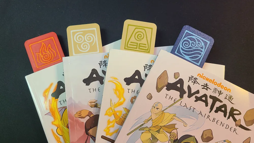 Avatar The Last Airbender Bookmarks - Free 3D Print Model - MakerWorld