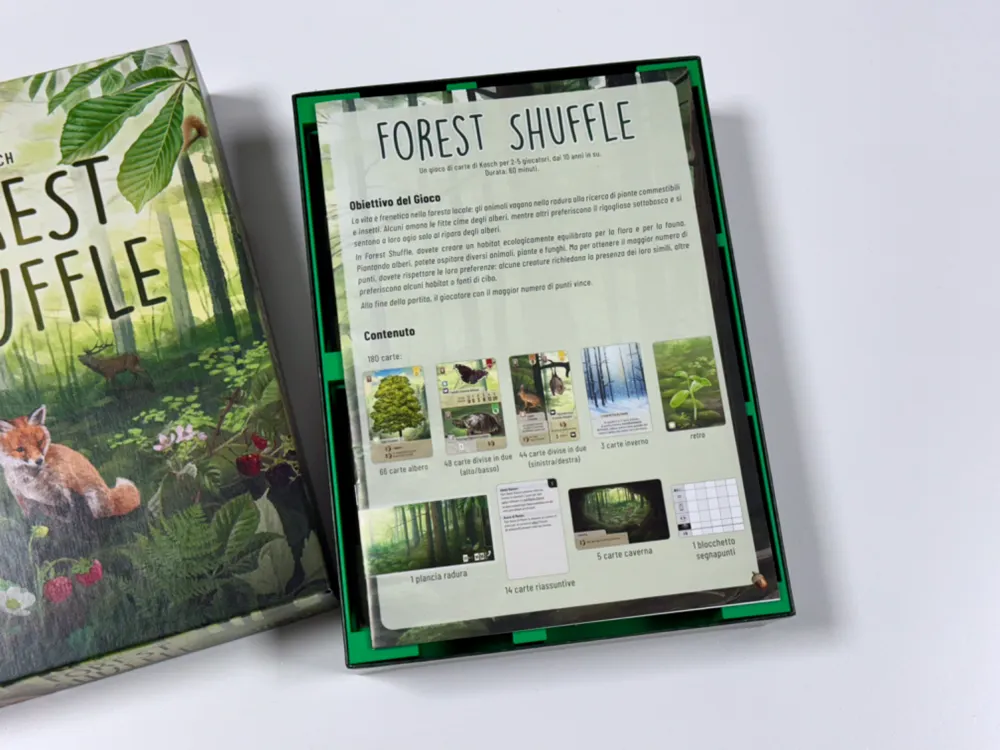 Forest Shuffle Custom Insert: Base + Expansions by korekutā MakerWorld: Download Free 3D Models