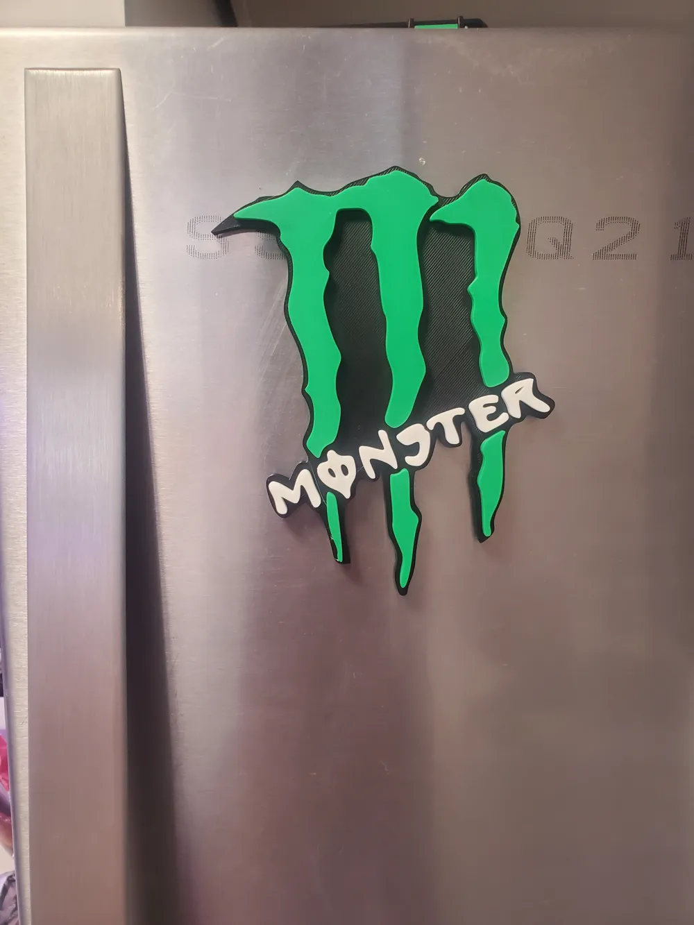 Monster Energy Magnet Logo - Free 3D Print Model - MakerWorld