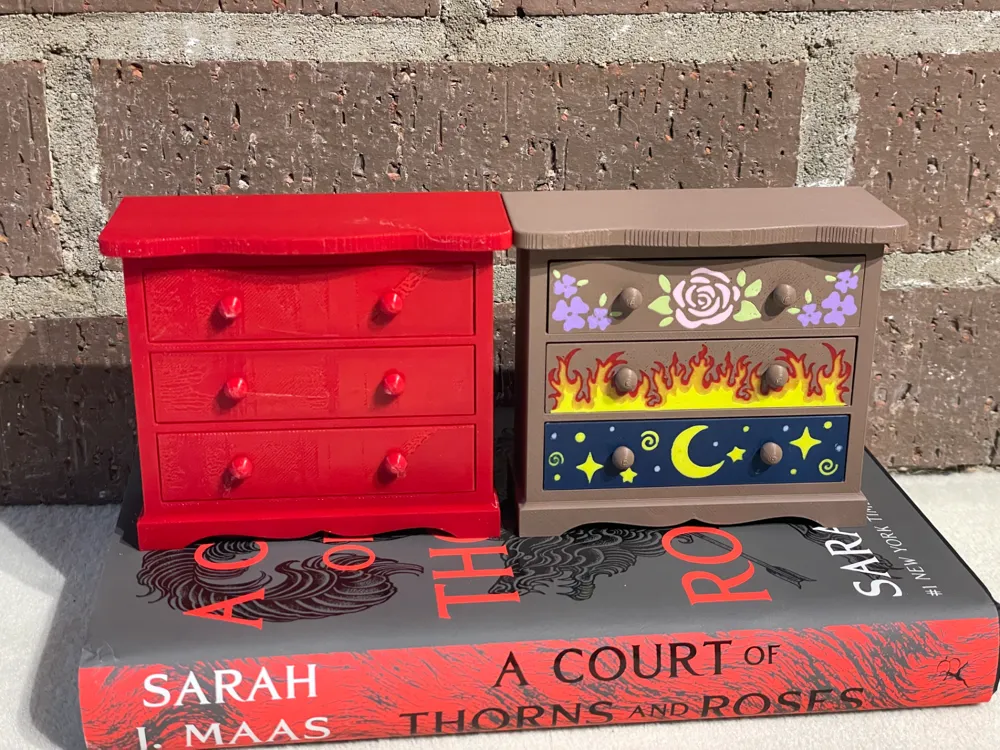 Feyre's Dresser - Miniature Drawer (Acotar) - Free 3D Print Model ...