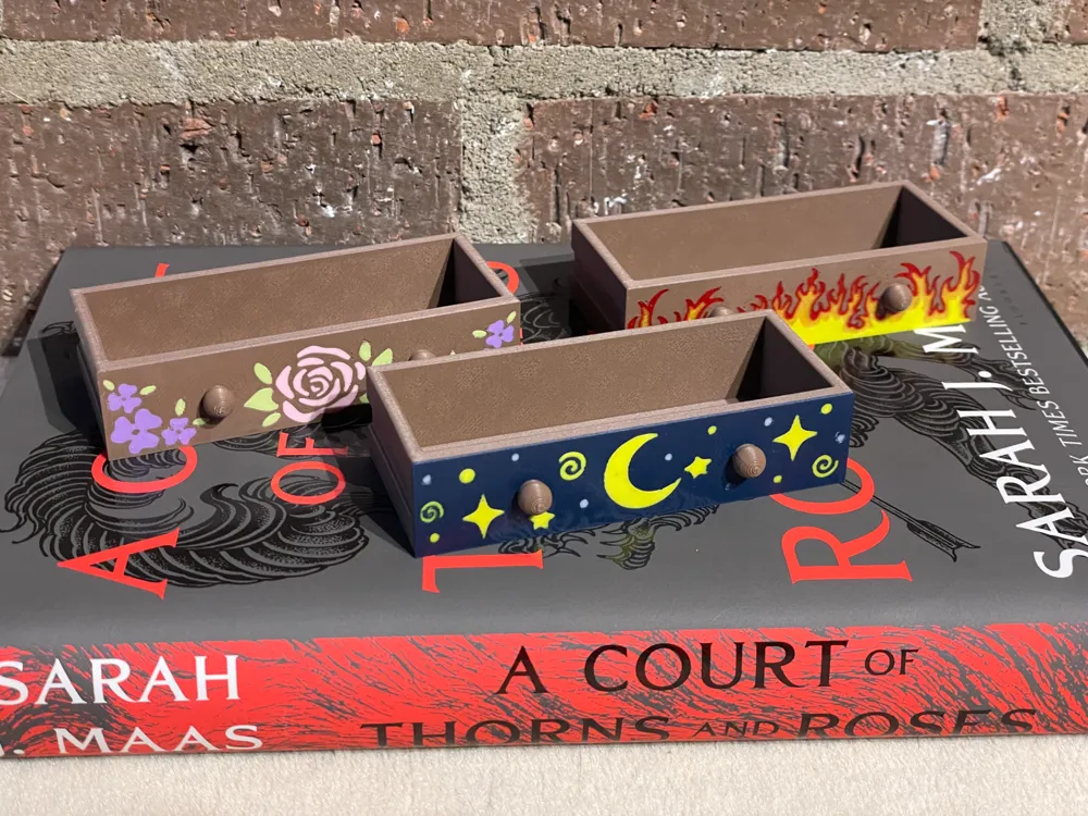 Feyre's Dresser - Miniature Drawer (Acotar) - Free 3D Print Model ...
