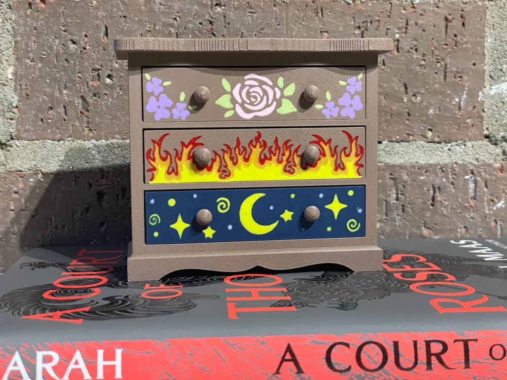 Feyre's Dresser - Miniature Drawer (Acotar) by JayminProd - MakerWorld