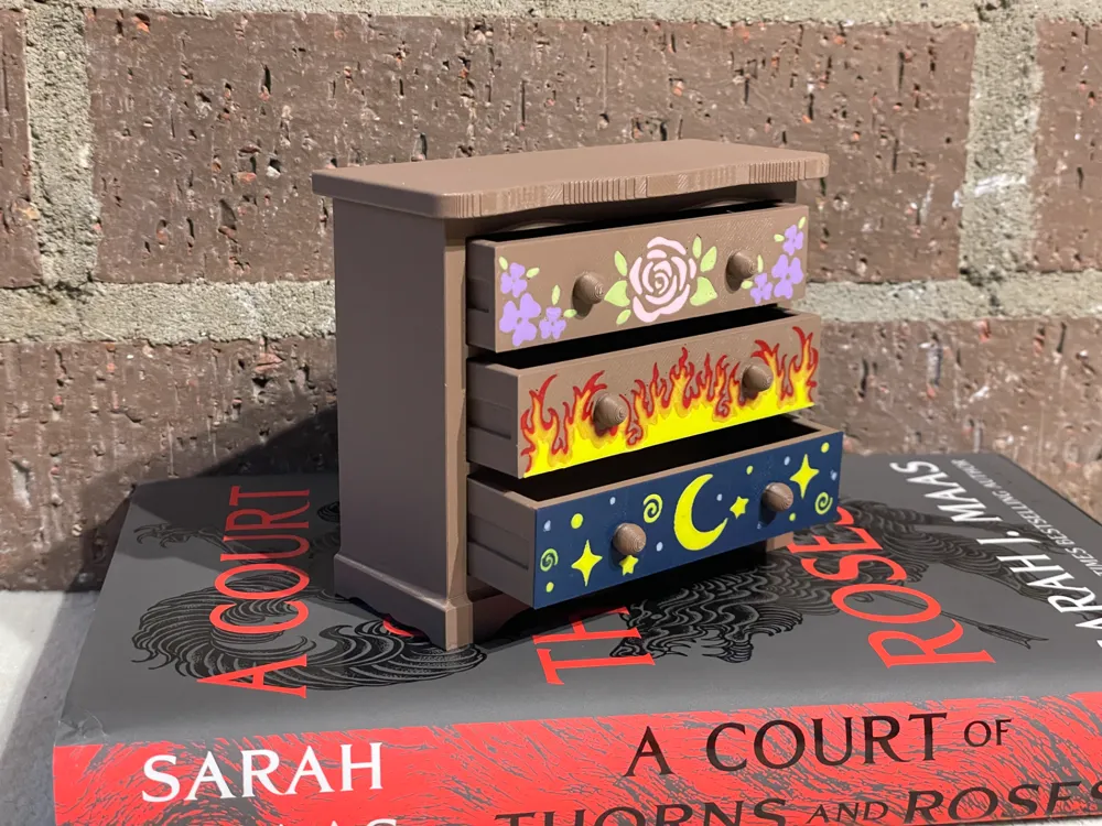 Feyre's Dresser - Miniature Drawer (Acotar) - Free 3D Print Model ...
