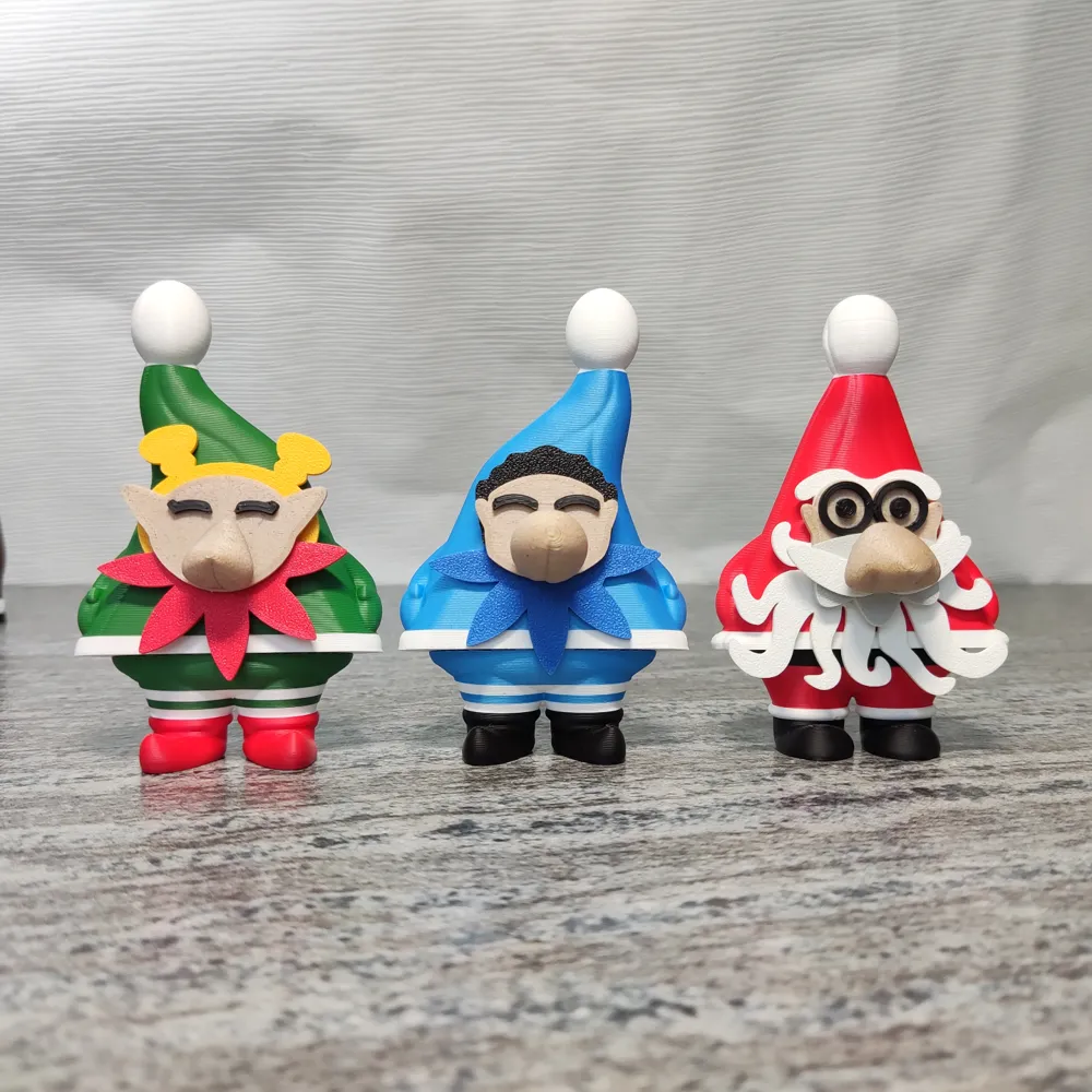 Christmas figures - Free 3D Print Model - MakerWorld