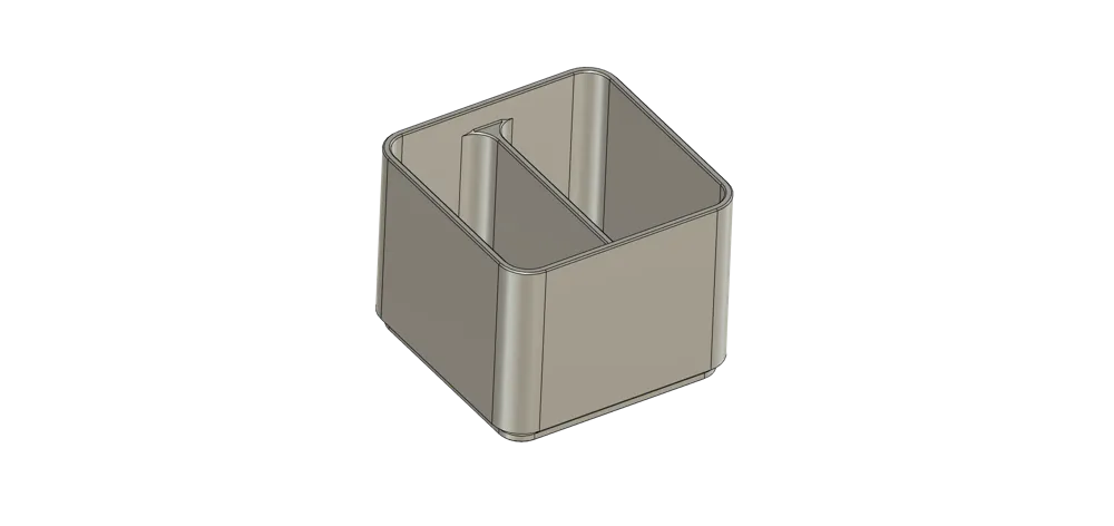 Parametric Stacking Organizer 2 Divider Bin / Tray by NotGrounded ...