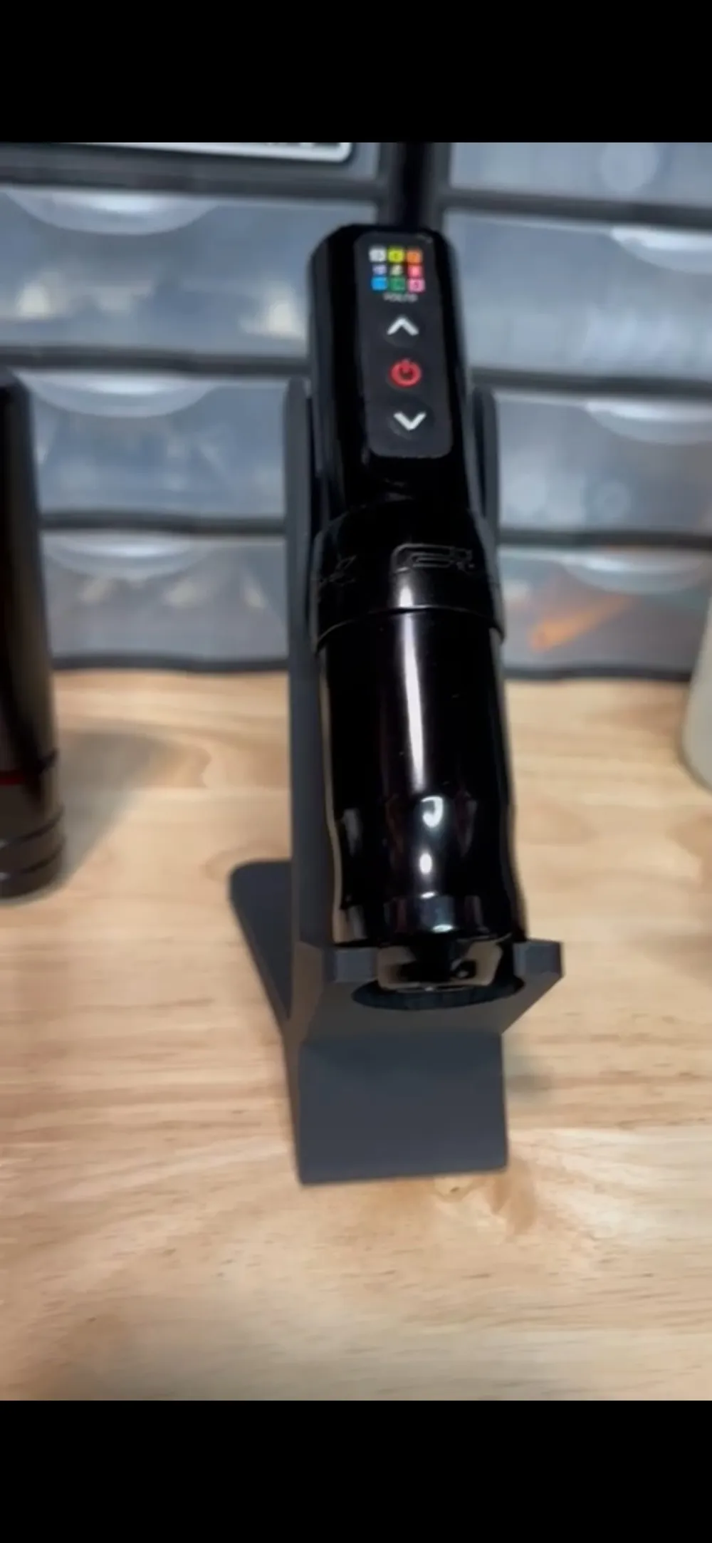 Tattoo gun/machine holder for display with magnets - Free 3D Print ...