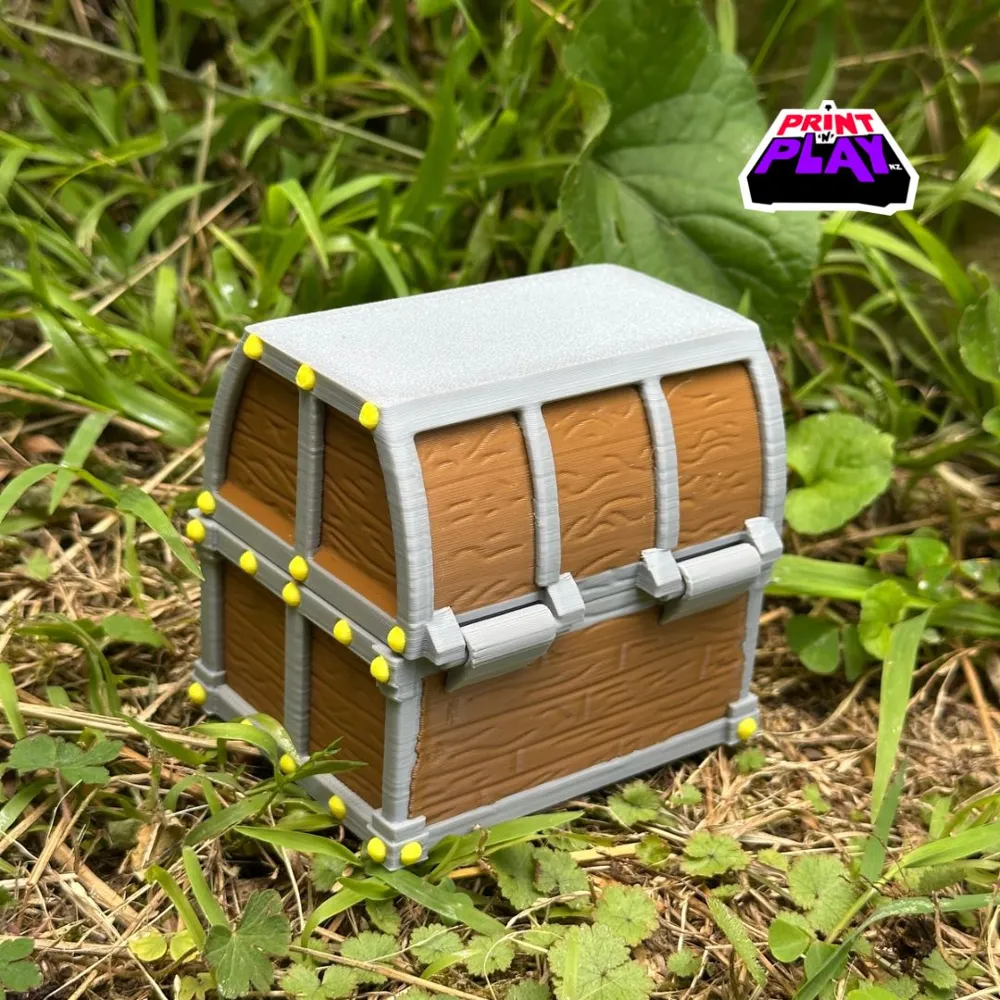 The Print In Place Treasure Chest - Free 3D Print Model - MakerWorld