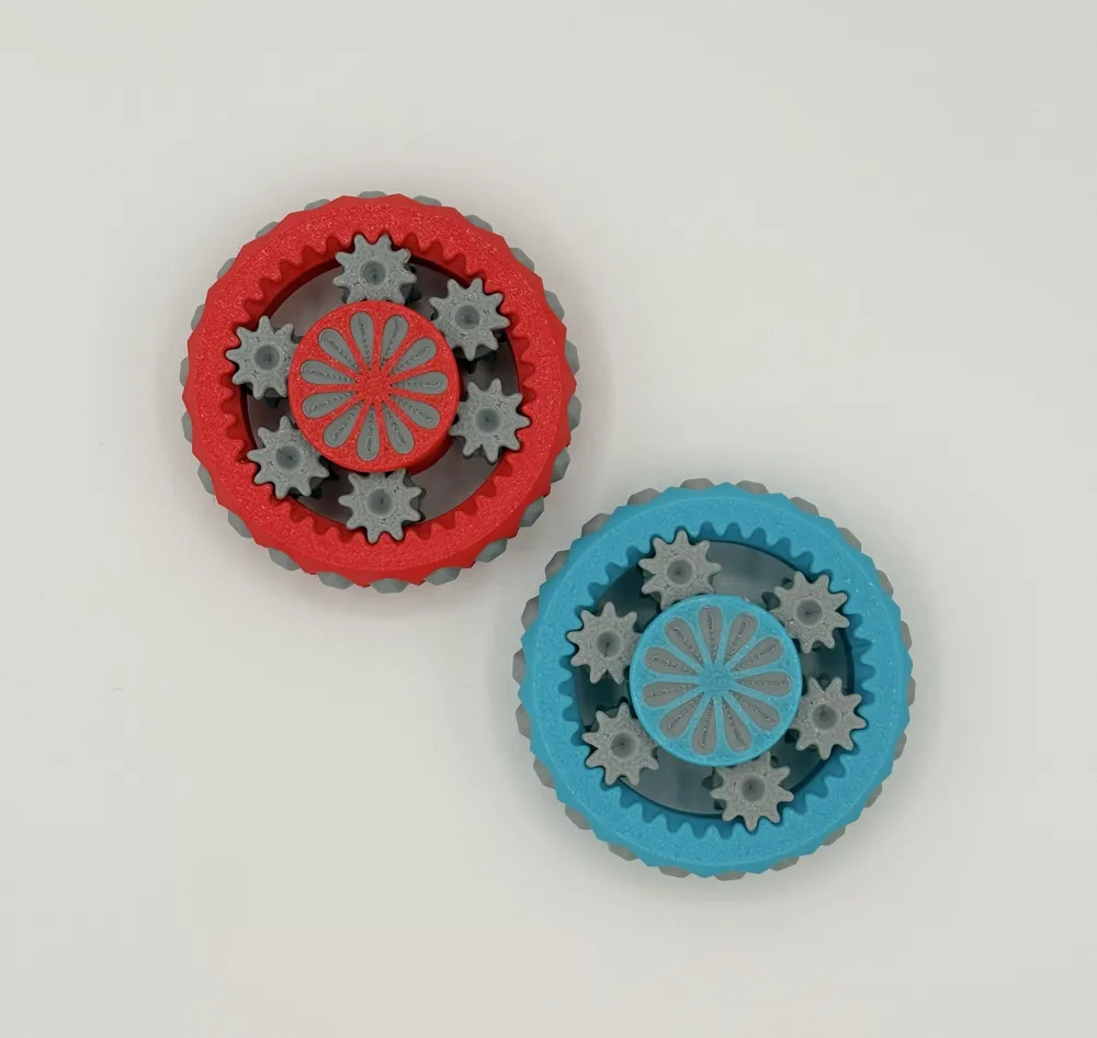 Planetary Gear Fidget Spinner - Free 3D Print Model - MakerWorld