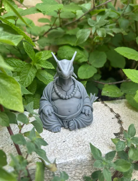 Rayquaza Buddha - Buddha Rayquaza (Pokémon Zen) - Free 3D Print Model ...