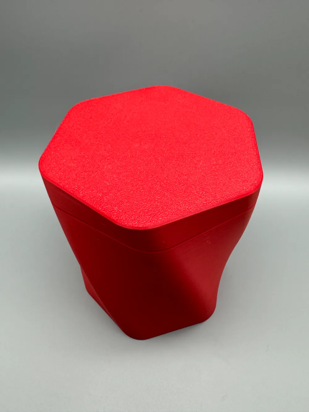 Large hexagonal storage container, jar with lid by practical3D ...