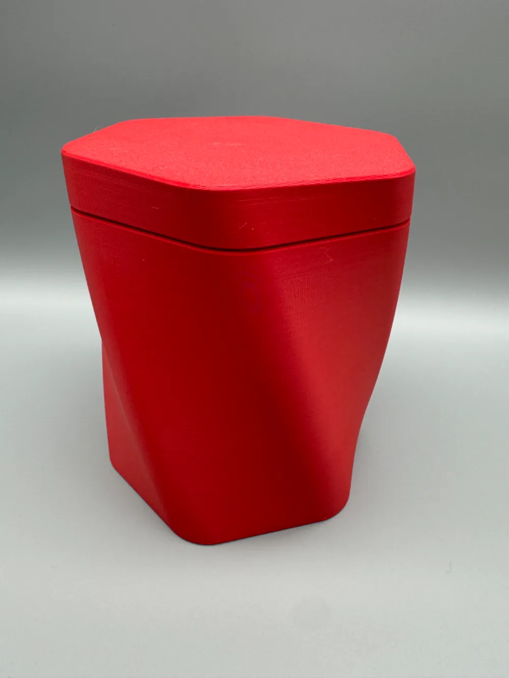 Large hexagonal storage container, jar with lid by practical3D - MakerWorld