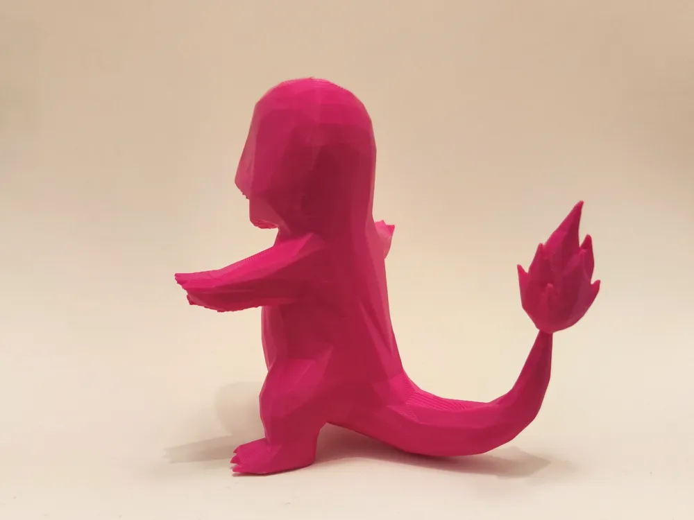 Low-Poly Charmander by Low Poly Factory - MakerWorld