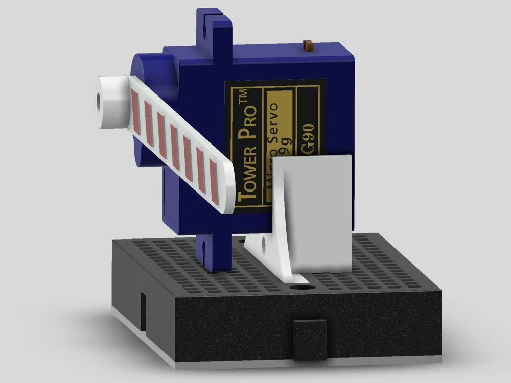 Motorized Barrier for Arduino/CyberBrick - Free 3D Print Model - MakerWorld