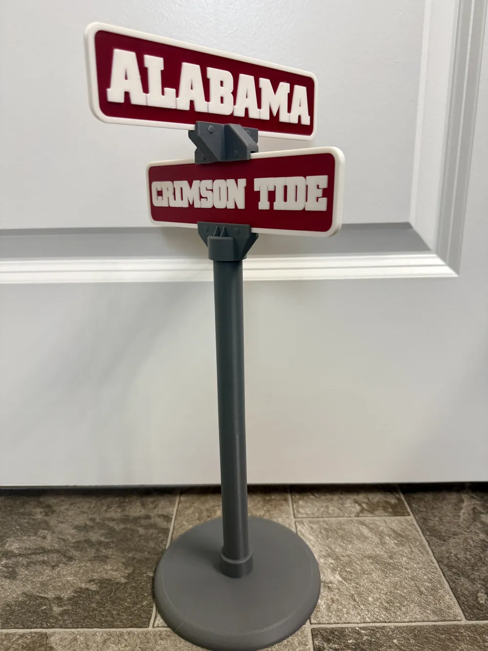 Alabama Crimson Tide street sign - Free 3D Print Model - MakerWorld