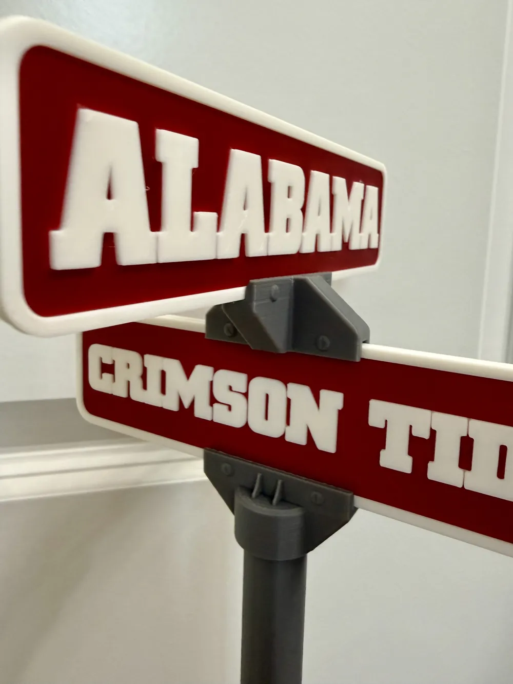 Alabama Crimson Tide street sign - Free 3D Print Model - MakerWorld