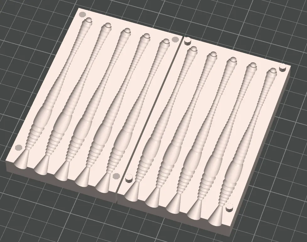 10cm Fishing Worm Mold - Free 3D Print Model - MakerWorld