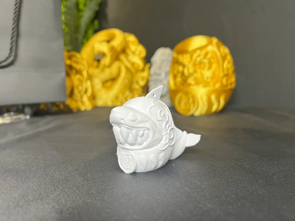 Lucky Daruma Shark | Fortune Shark Daruma by AT62 - MakerWorld