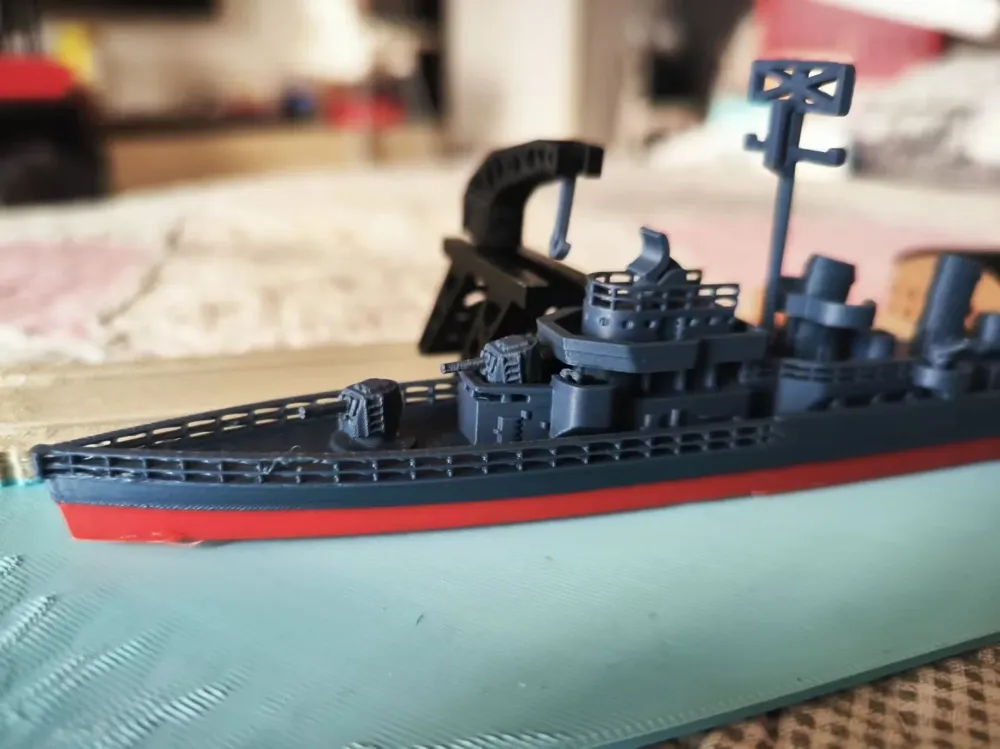 Fletcher class destroyer. World War II American-built destroyer ...